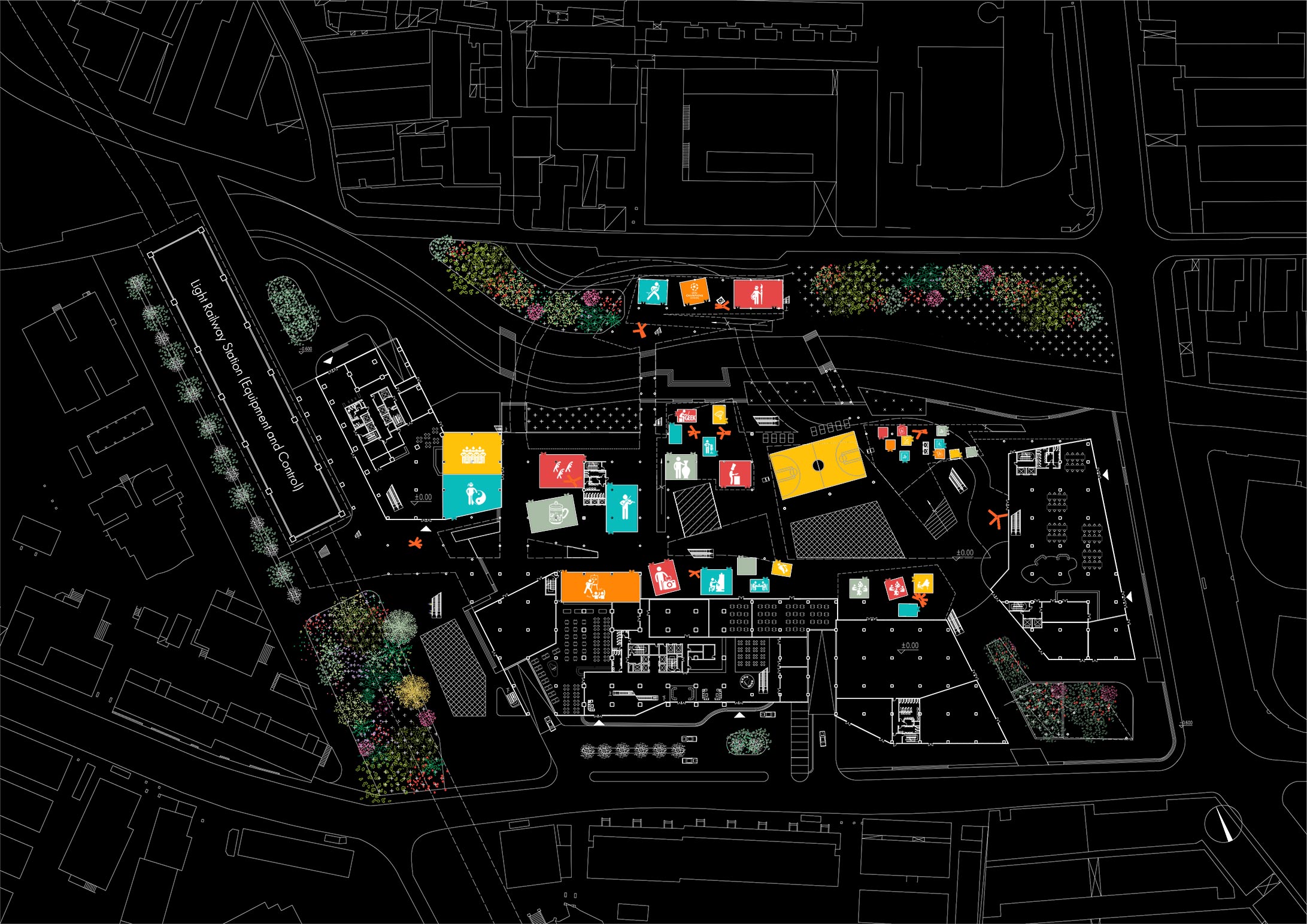 Urban Umbrellas — North Sichuan Road City Complex | Jiaqi Wang